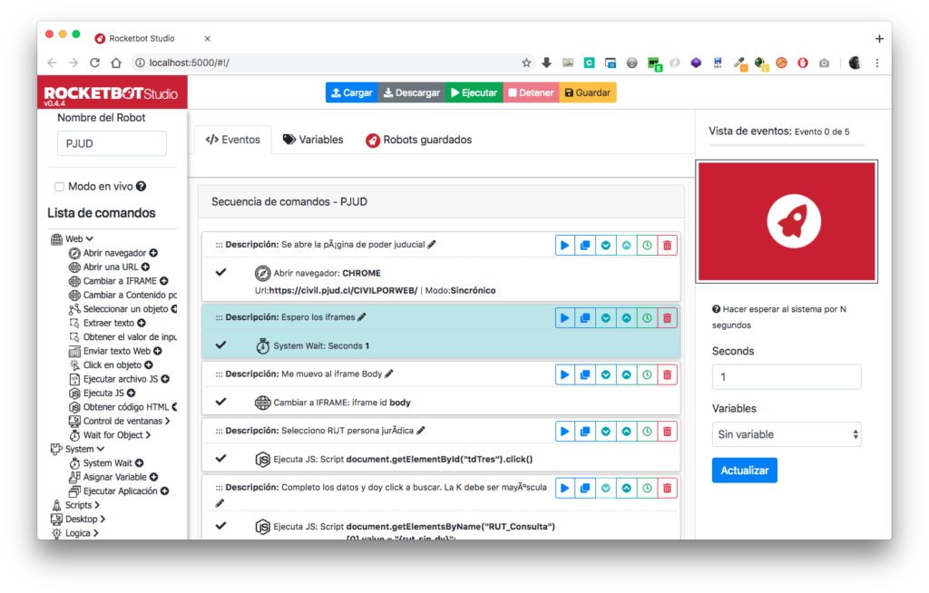Abrir Rocketbot Studio - Rocketbot Docs