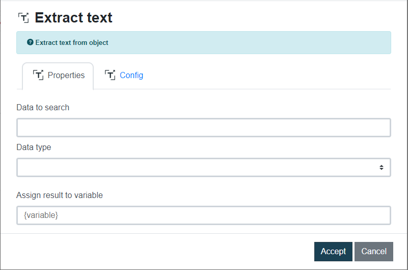 Extraer texto - Rocketbot Docs