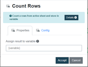 XLSX – Contar filas - Rocketbot Docs