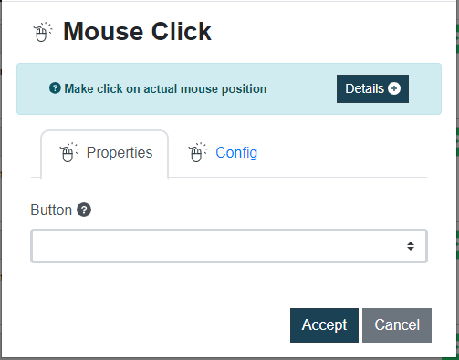 Mouse Click - Rocketbot Docs