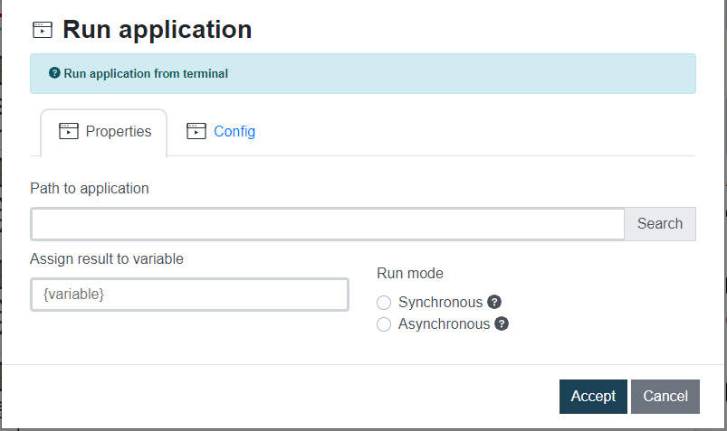 Ejecutar Aplicación - Rocketbot Docs