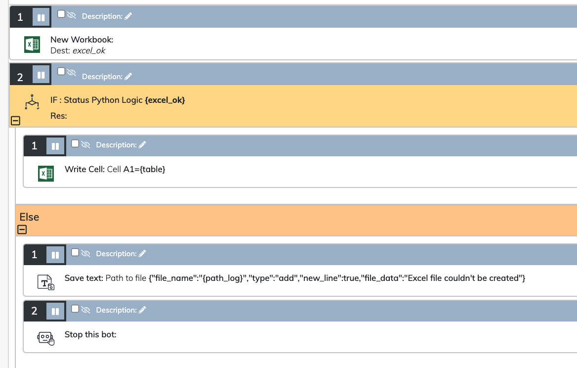 Buenas Prácticas en la creación de Bots - Rocketbot Docs