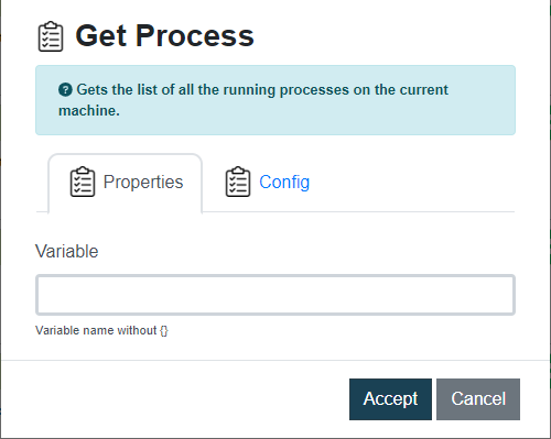 Listar Procesos - Rocketbot Docs