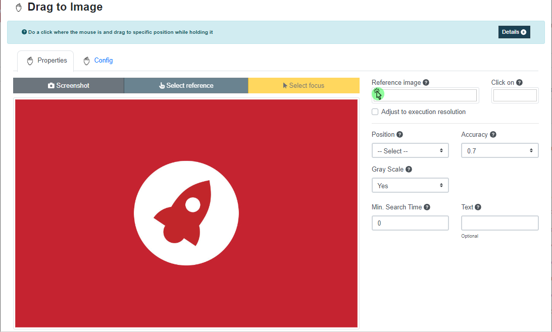Arrastrar a la imagen - Rocketbot Docs