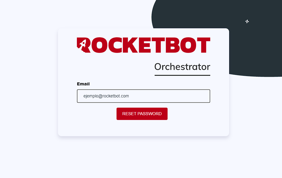Orquestador Rocketbot : Ingresar al Orquestador - Rocketbot Docs